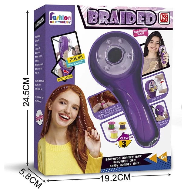 Electric hair braider kit for kids DIY automatic hair decoration ...
